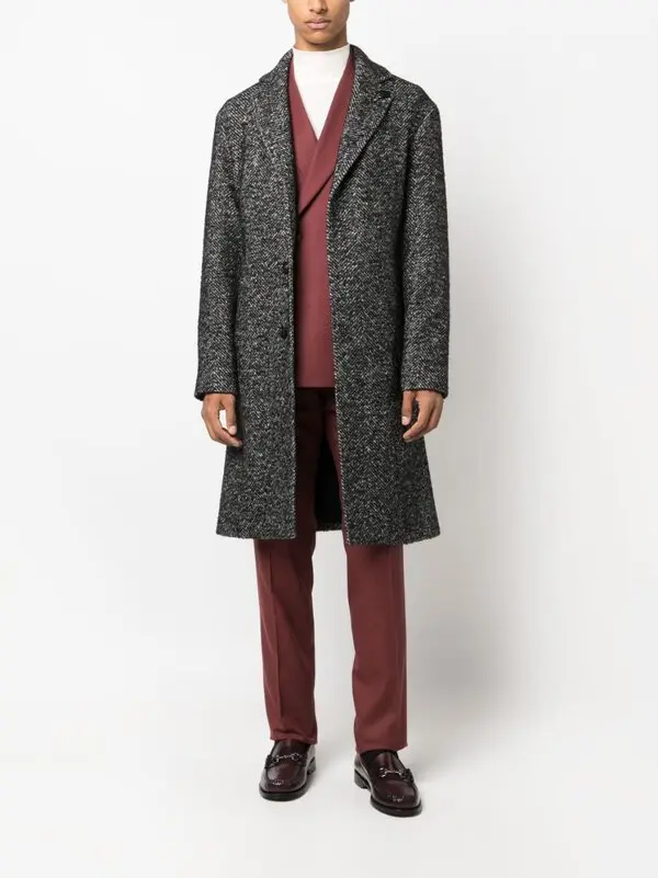 LARDINI Single-breasted Belted Coat