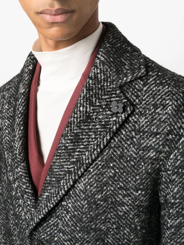 LARDINI Single-breasted Belted Coat