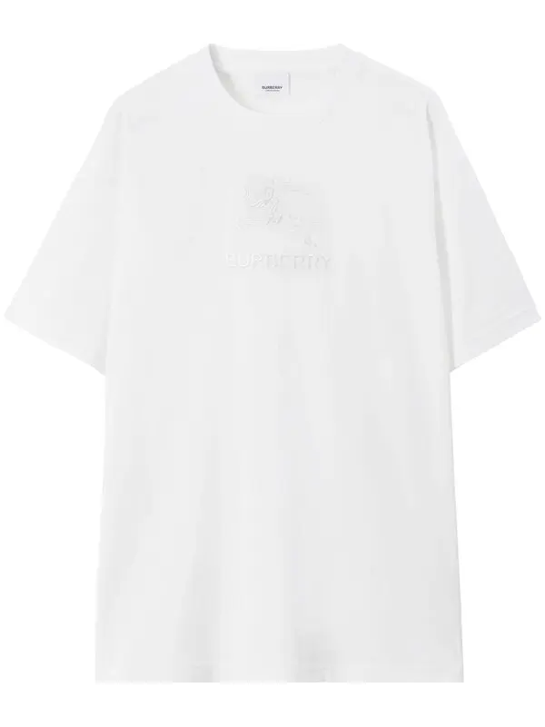 Burberry Ekd Cotton T-shirt - White