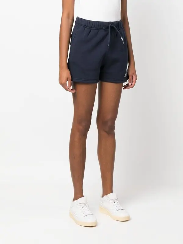 AUTRY Logo-print Cotton Short Shorts