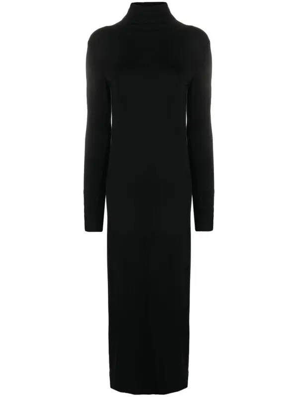 THOM KROM Roll-neck Jersey Maxi Dress