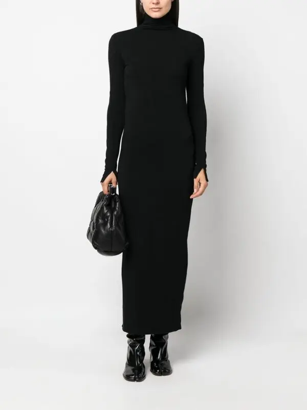 THOM KROM Roll-neck Jersey Maxi Dress