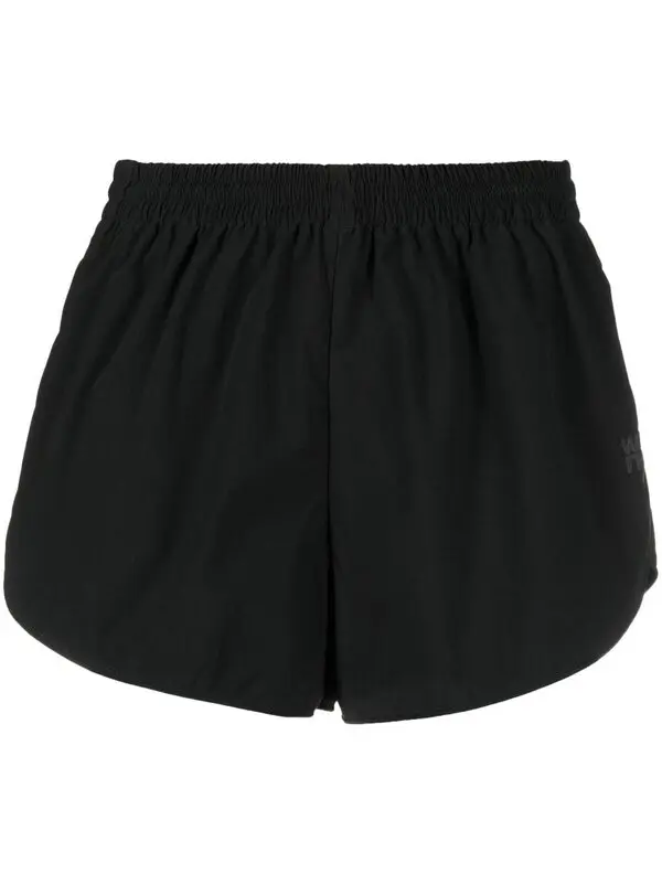 Alexander Wang Marathon Logo-print Track Shorts - Black