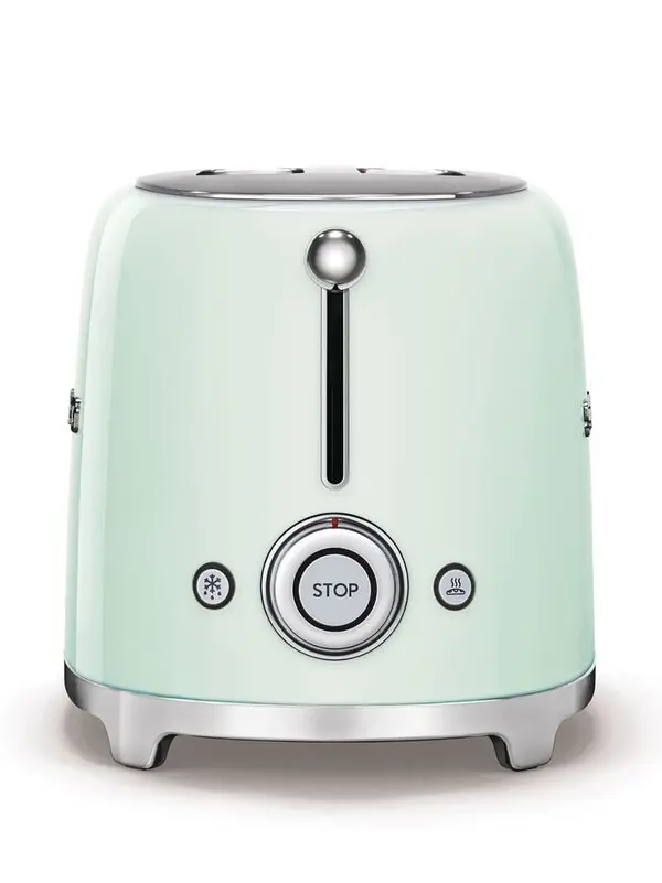 SMEG Logo-plaque Stainless-steel Toaster - Green