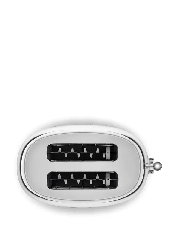 SMEG Logo-plaque Stainless-steel Toaster - Silver