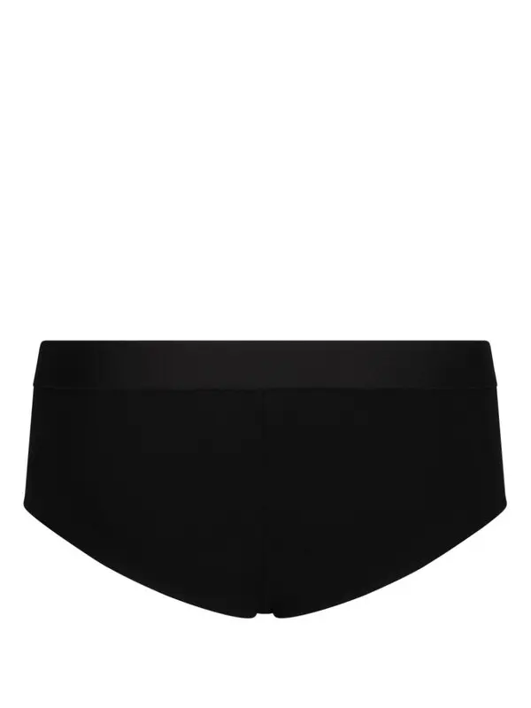 Dolce & Gabbana Logo-waistband Briefs - Black