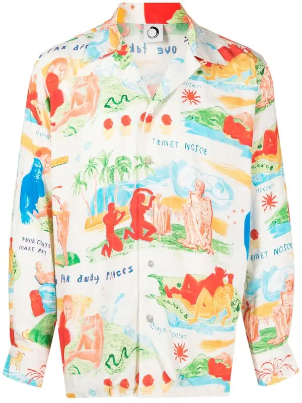 ENDLESS JOY Graphic-print Long-sleeve Shirt