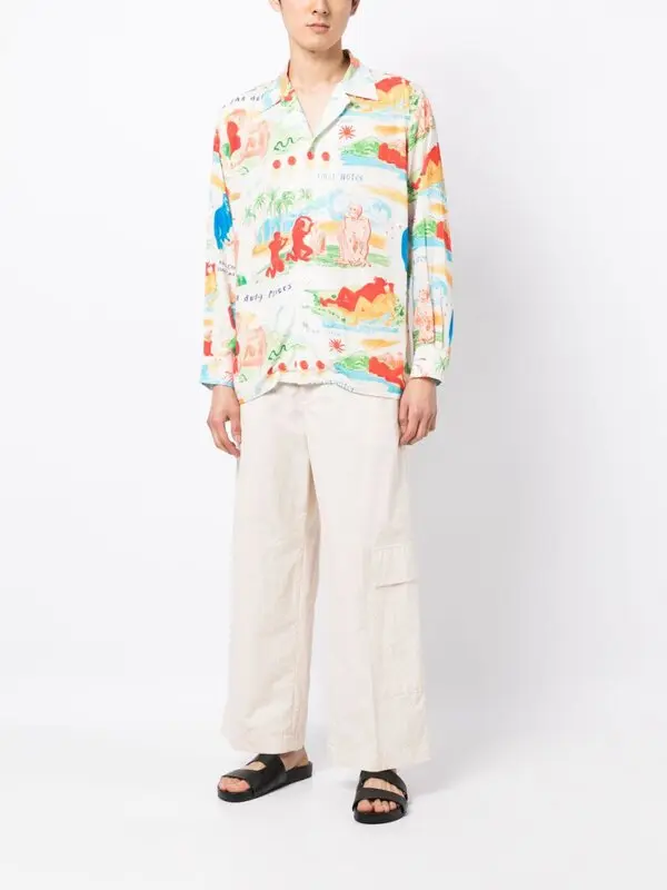 ENDLESS JOY Graphic-print Long-sleeve Shirt