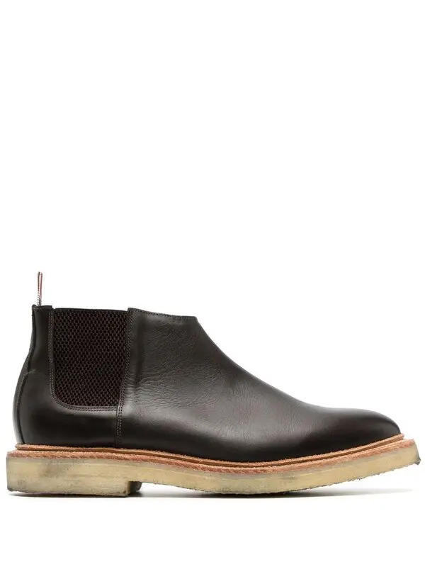 Thom Browne Mid-top Chelsea Ankle Boots - Brown