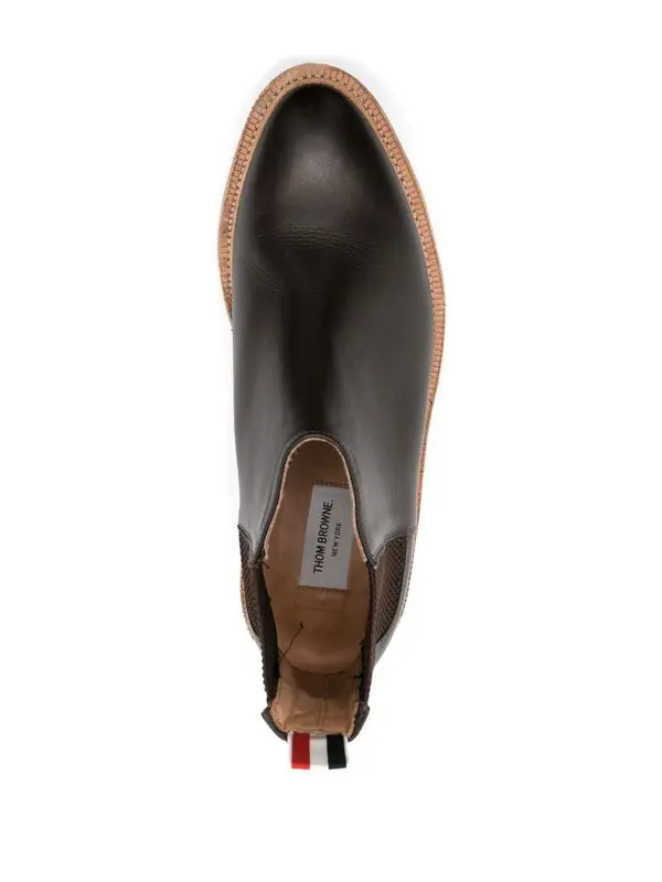 Thom Browne Mid-top Chelsea Ankle Boots - Brown