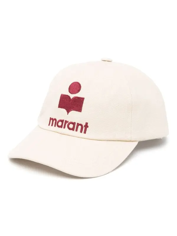 Isabel Marant Tyron Logo-embroidered Baseball Cap - Neutrals