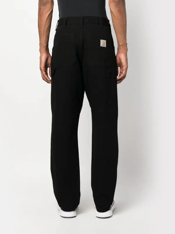 Carhartt Work In Progress Single Knee Straight-leg Trousers - Black