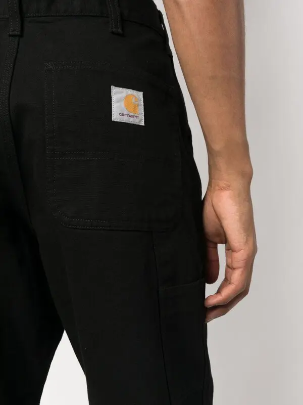 Carhartt Work In Progress Single Knee Straight-leg Trousers - Black