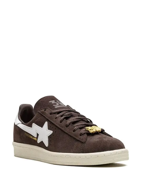 Adidas X Bape Campus 80s Sneakers - Brown