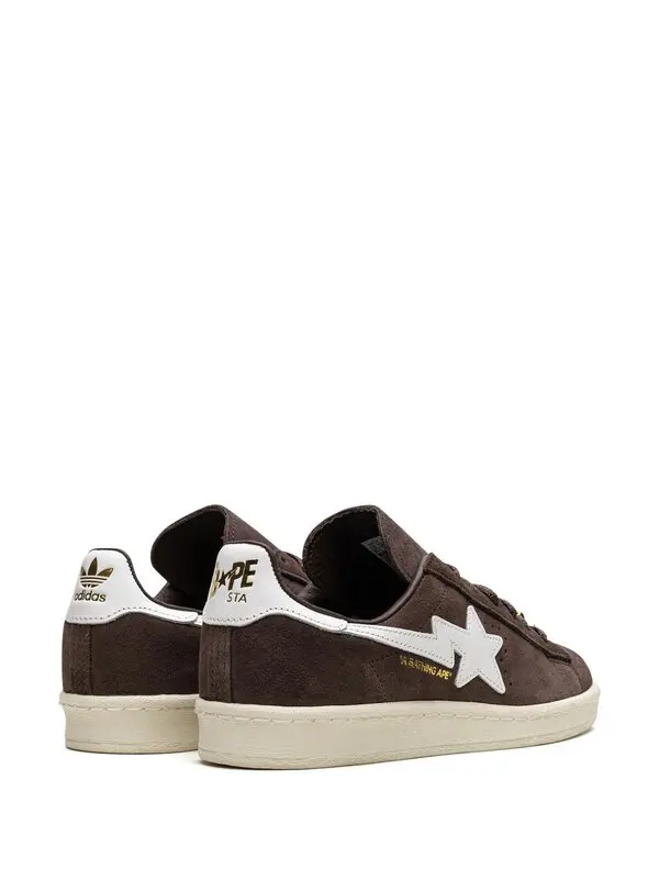 Adidas X Bape Campus 80s Sneakers - Brown