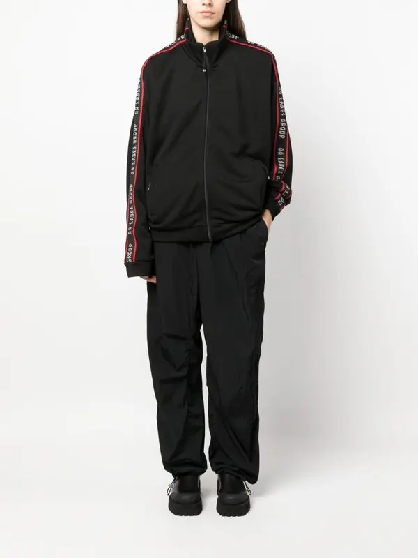 44 LABEL GROUP Logo-tape High-neck Bomber Jacket