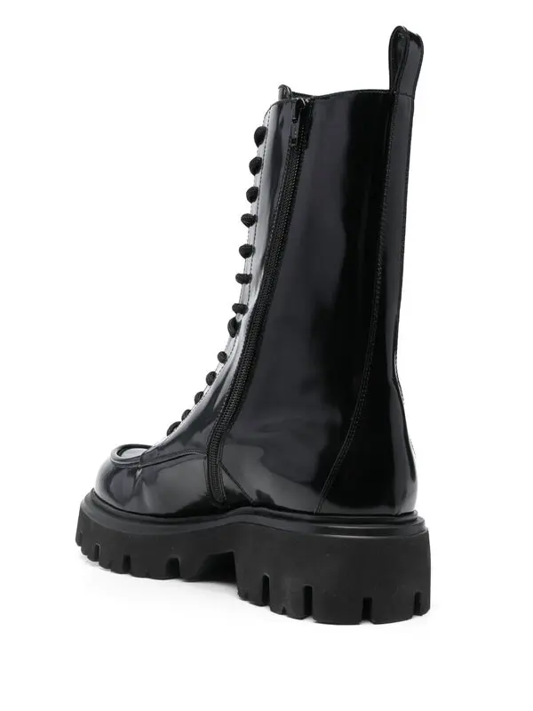 MSGM Lace-up Ankle-high Boots