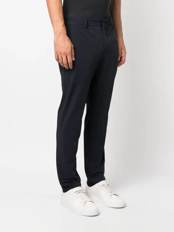 PT TORINO Straight-leg Tailored Trousers - Blue