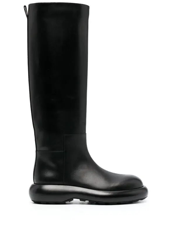 JIL SANDER Knee-high Leather Boots