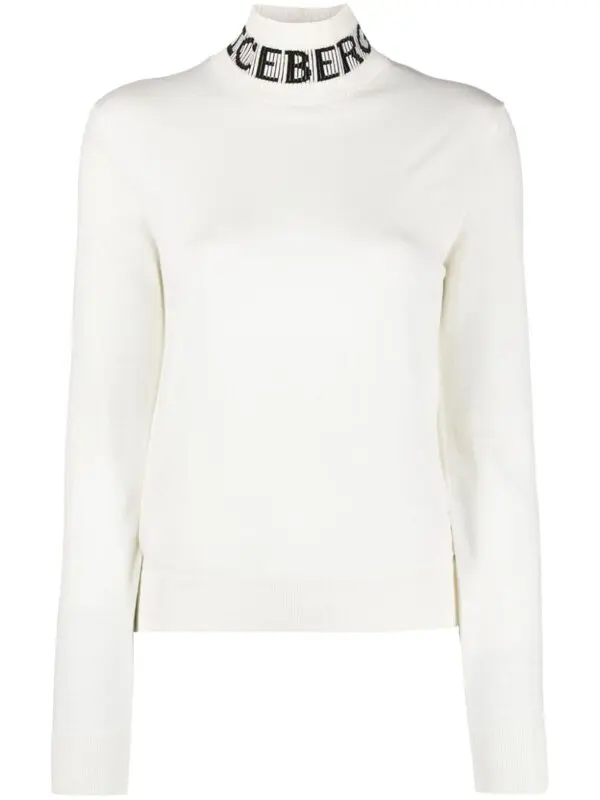 Iceberg Logo-print Virgin Wool Jumper