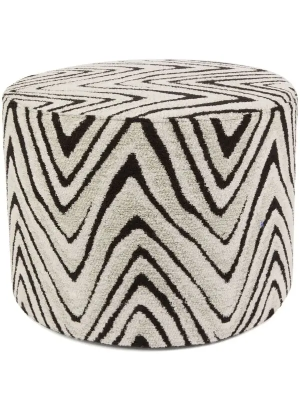 Missoni Savana Cylindrical Pouf - Neutrals
