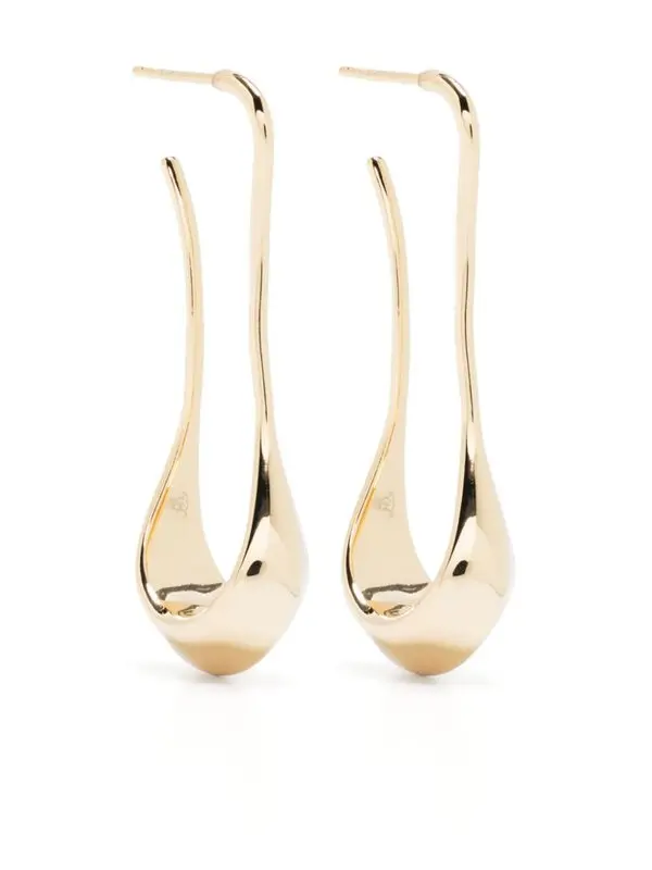 LEMAIRE Short Drop Earrings - Gold