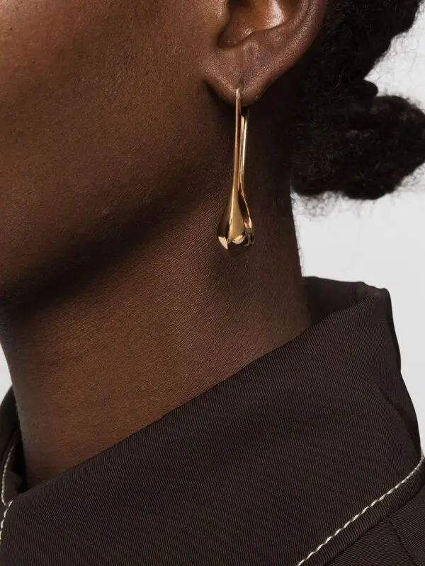 LEMAIRE Short Drop Earrings - Gold