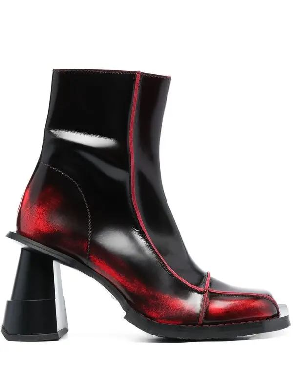 Henrik Vibskov Elle Driver Leather Boots - Red