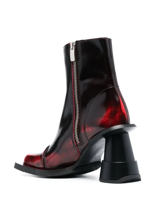 Henrik Vibskov Elle Driver Leather Boots - Red
