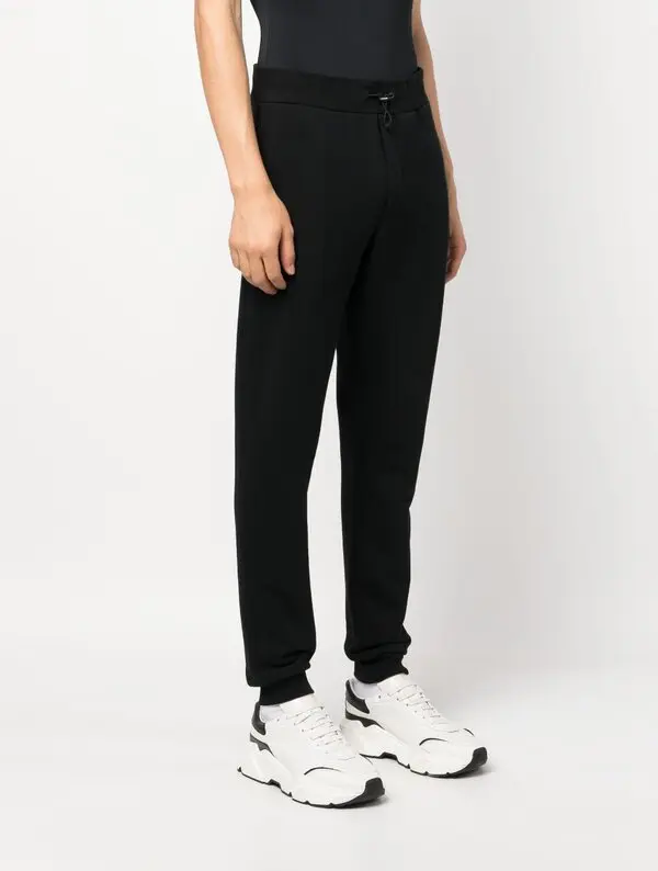PLEIN SPORT Logo-patch Cotton Track Pants - Black