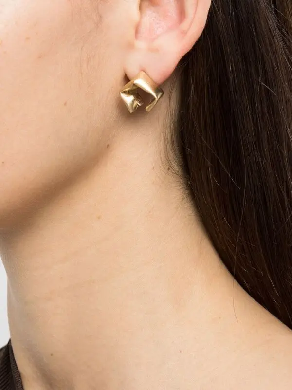 Completedworks Folded, Then Crumpled Earrings