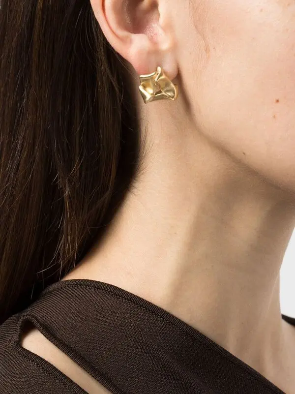 Completedworks Folded, Then Crumpled Earrings