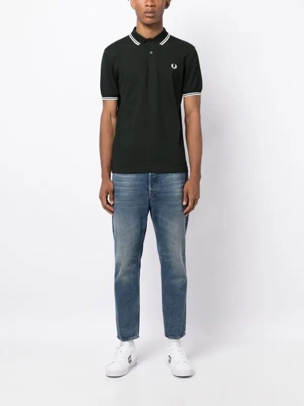 Fred Perry Contrast-trim Cotton Polo Shirt