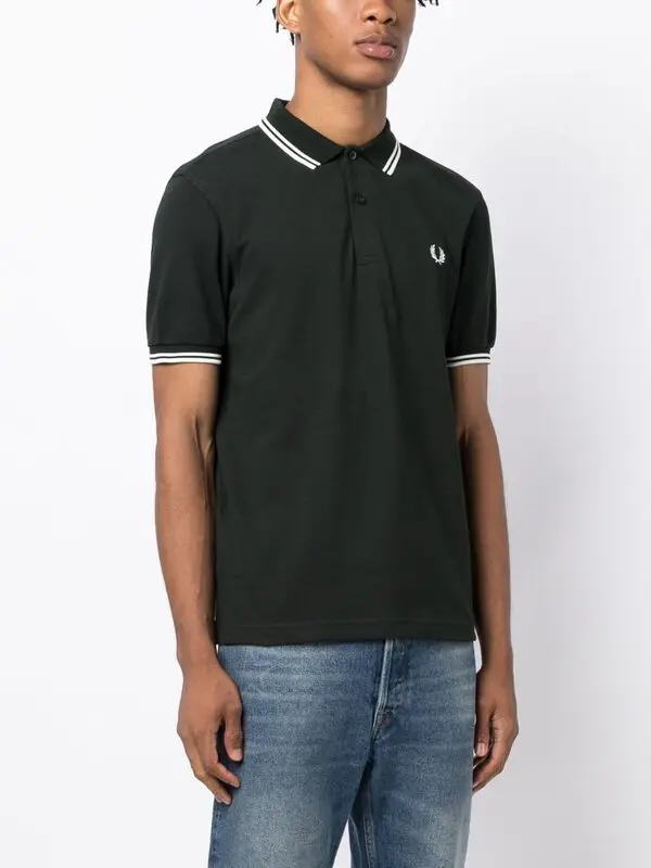 Fred Perry Contrast-trim Cotton Polo Shirt