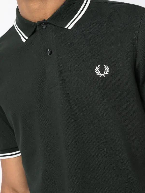 Fred Perry Contrast-trim Cotton Polo Shirt