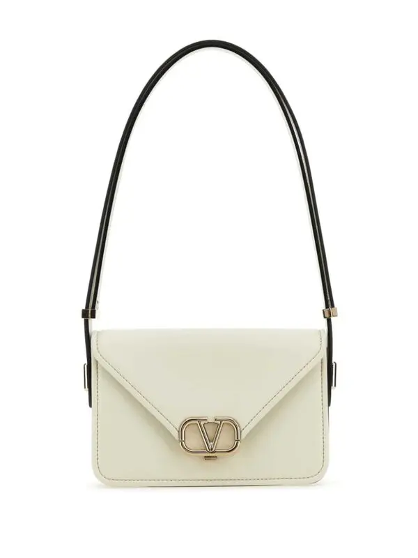 Valentino Garavani Small Letter Shoulder Bag - White
