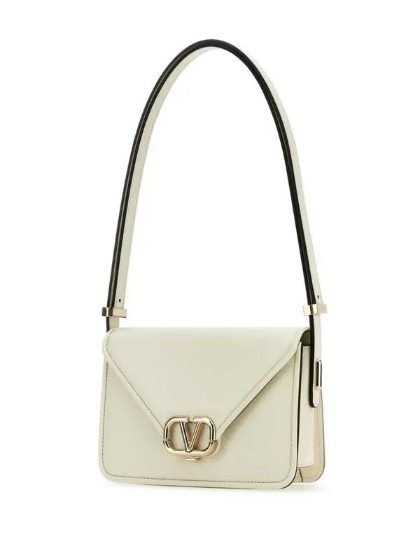 Valentino Garavani Small Letter Shoulder Bag - White