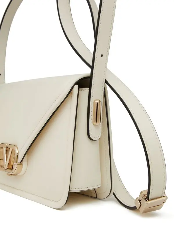 Valentino Garavani Small Letter Shoulder Bag - White