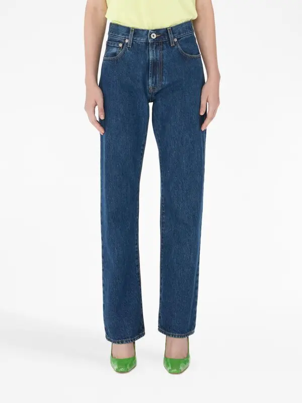 JW Anderson High-rise Straight-leg Jeans