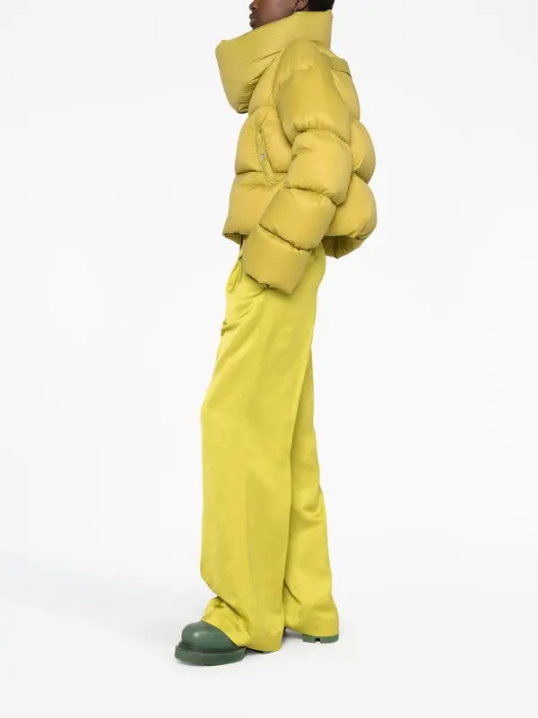 Rick Owens Funnel-neck Puffer Jacket - Green