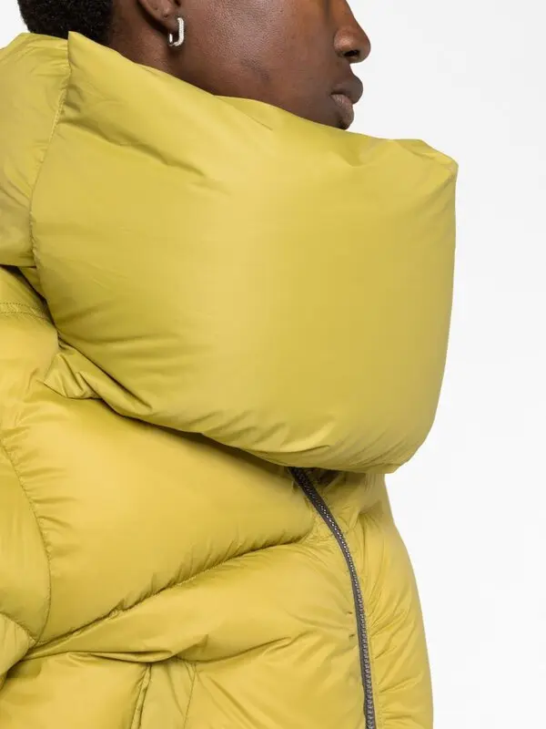 Rick Owens Funnel-neck Puffer Jacket - Green