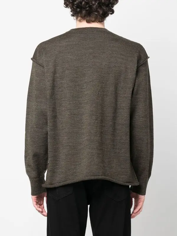 Dsquared2 Flap Pocket Crew Neck Jumper - Green