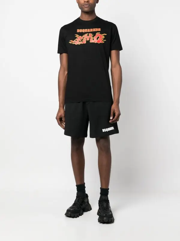 Dsquared2 Graphic-print Cotton T-shirt