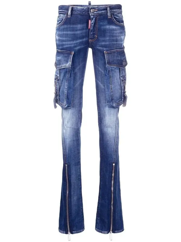 Dsquared2 Cargo Flared Jeans
