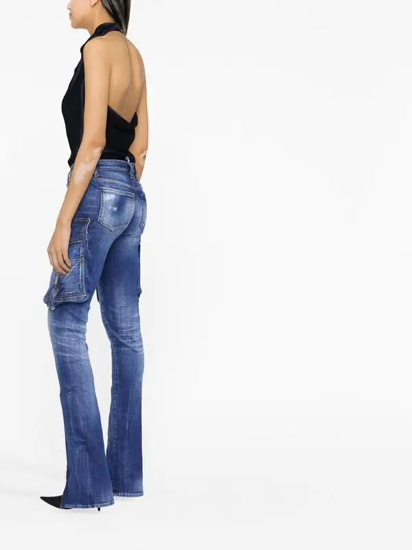 Dsquared2 Cargo Flared Jeans