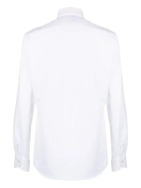 XACUS Button-down Long-sleeve Shirt - White