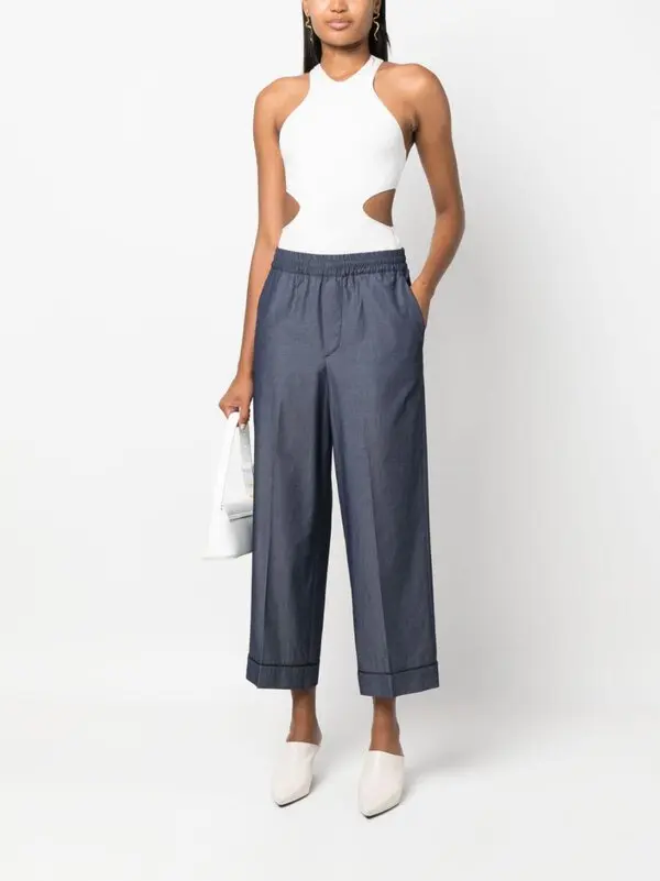 10 CORSO COMO Straight-leg Cropped Trousers