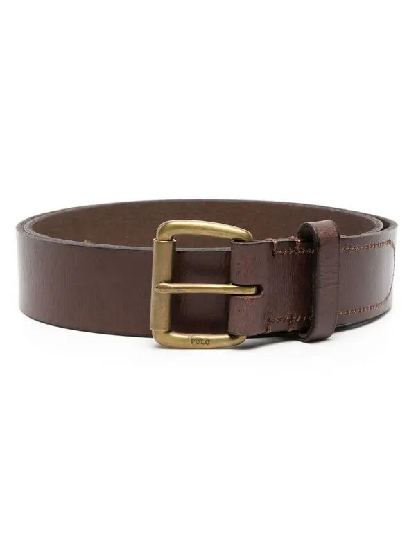 Polo Ralph Lauren Tumbled Leather Belt - Brown