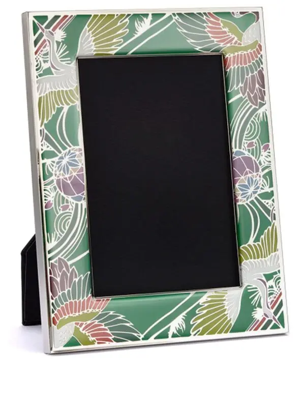 Shanghai Tang Graphic-print Stainless-steel Photo Frame - Green