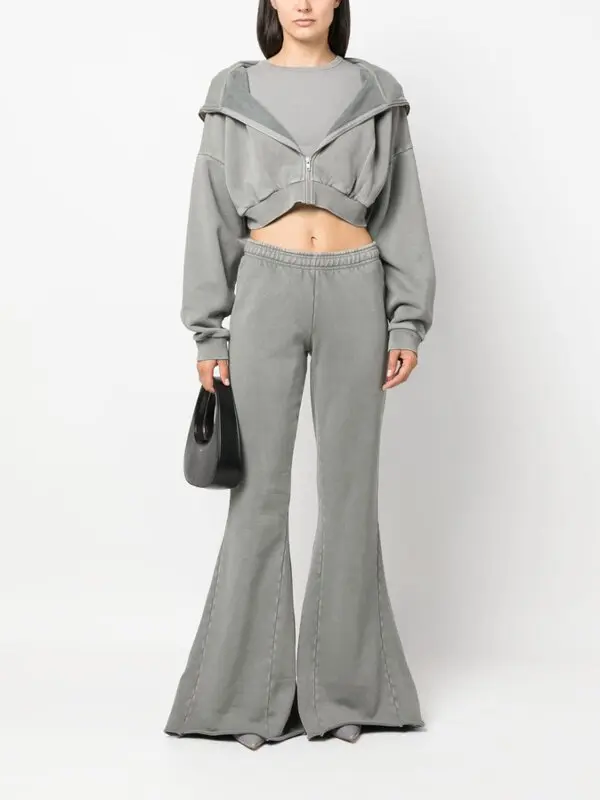 ENTIRE STUDIOS Flared Track Pants - Grey